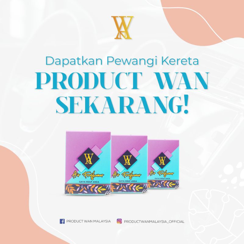 PRODUK WAN AIR FRESHENER 9ML 20 JENIS FLAVOUR 🔥 HOT ITEM 🔥 | Shopee ...
