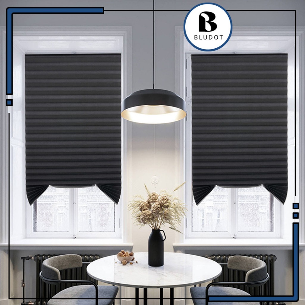 BLOCK OUT CURTAIN BLINDS PLEATED BLIND 90X180CM BIDAI BERLISU BIDAI ...