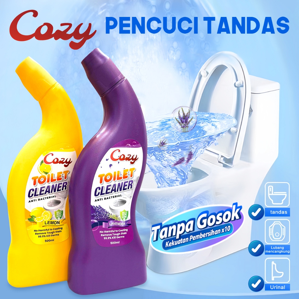 Cozy Pencuci tandas, tiada scrub, pencuci tandas formula alkali ...