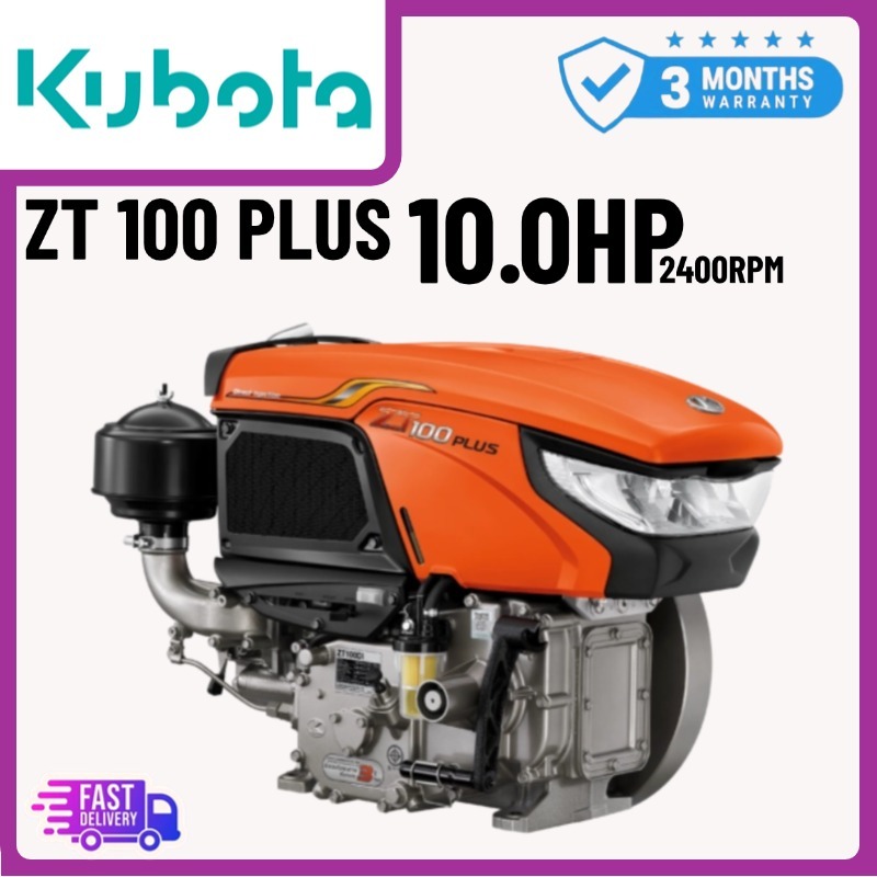 Original KOBOTA ZT100 PLUS Deisel Engine 10HP 2400RPM Manual & Electric ...