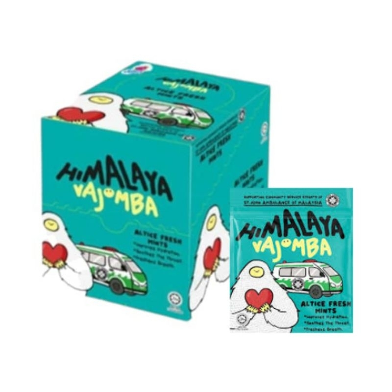 Himalaya Vajomba Altice Fresh Mints (NEW) 15g x 12 sachets | Shopee ...