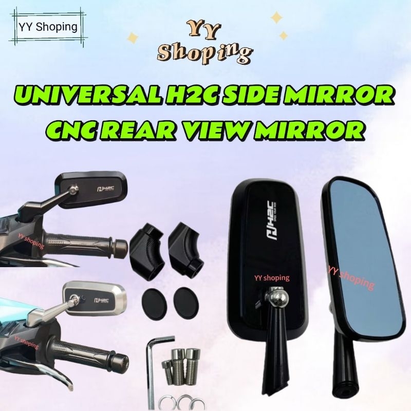 UNIVERSAL H2C SIDE MIRROR CNC REAR VIEW MIRROR VIETNAM CUTTING SHORT ...