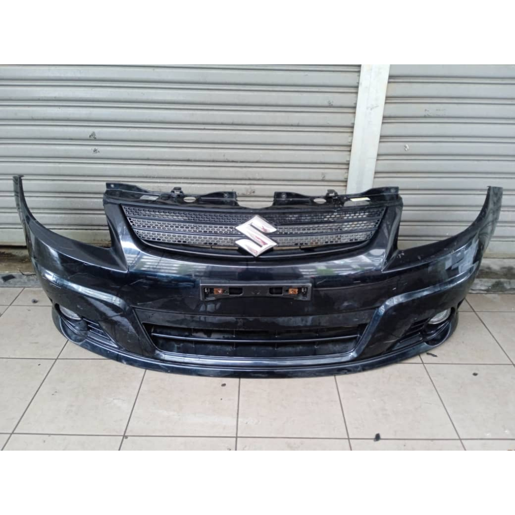 USED Suzuki SX4 Bumper Front Bumper Depan JAPAN SET With grille foglamp ...