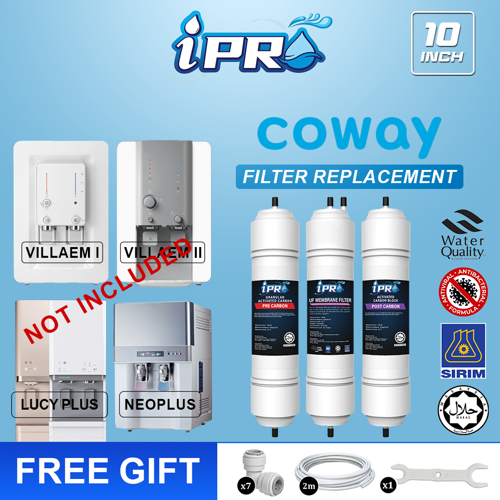 𝐂𝐎𝐖𝐀𝐘 Filter Cartridge Replacement COWAY VILLAEM / MACH / LUCY PLUS ...