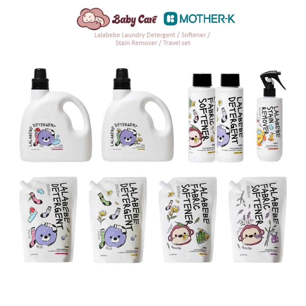 K-MOM Lalabebe Baby Laundry Detergent & Softener and Stain Remover ...