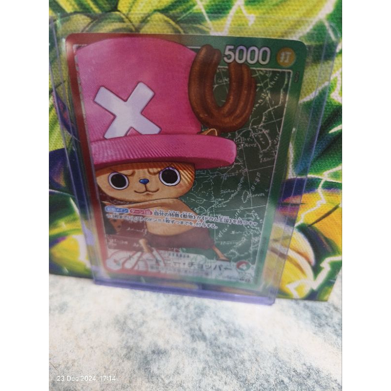 (Ori)One Piece Card Game OP08-001 Leader Tony Tony Chopper | Shopee ...