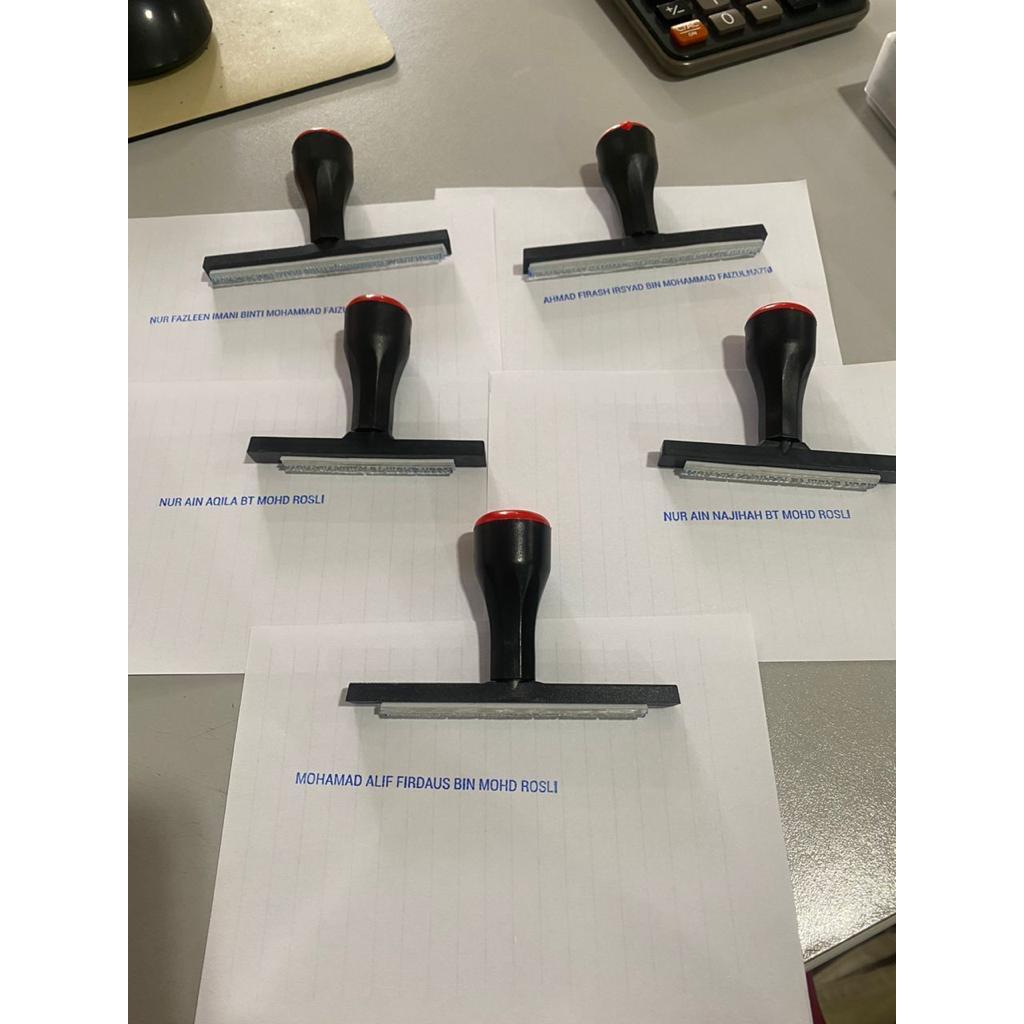 COP NAMA BUKU SEKOLAH ANAK/RUBBER STAMP | Shopee Malaysia