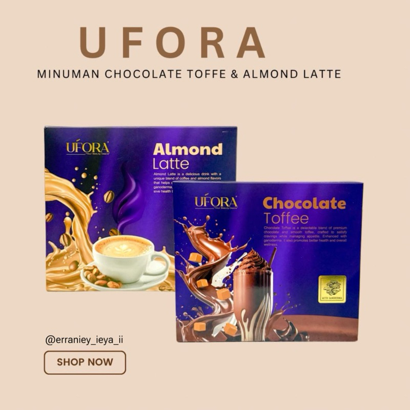 MINUMAN UFORA CHOCOLATE TOFFEE & ALMOND LATTE 🔥 Kikis Lemak Degil ...