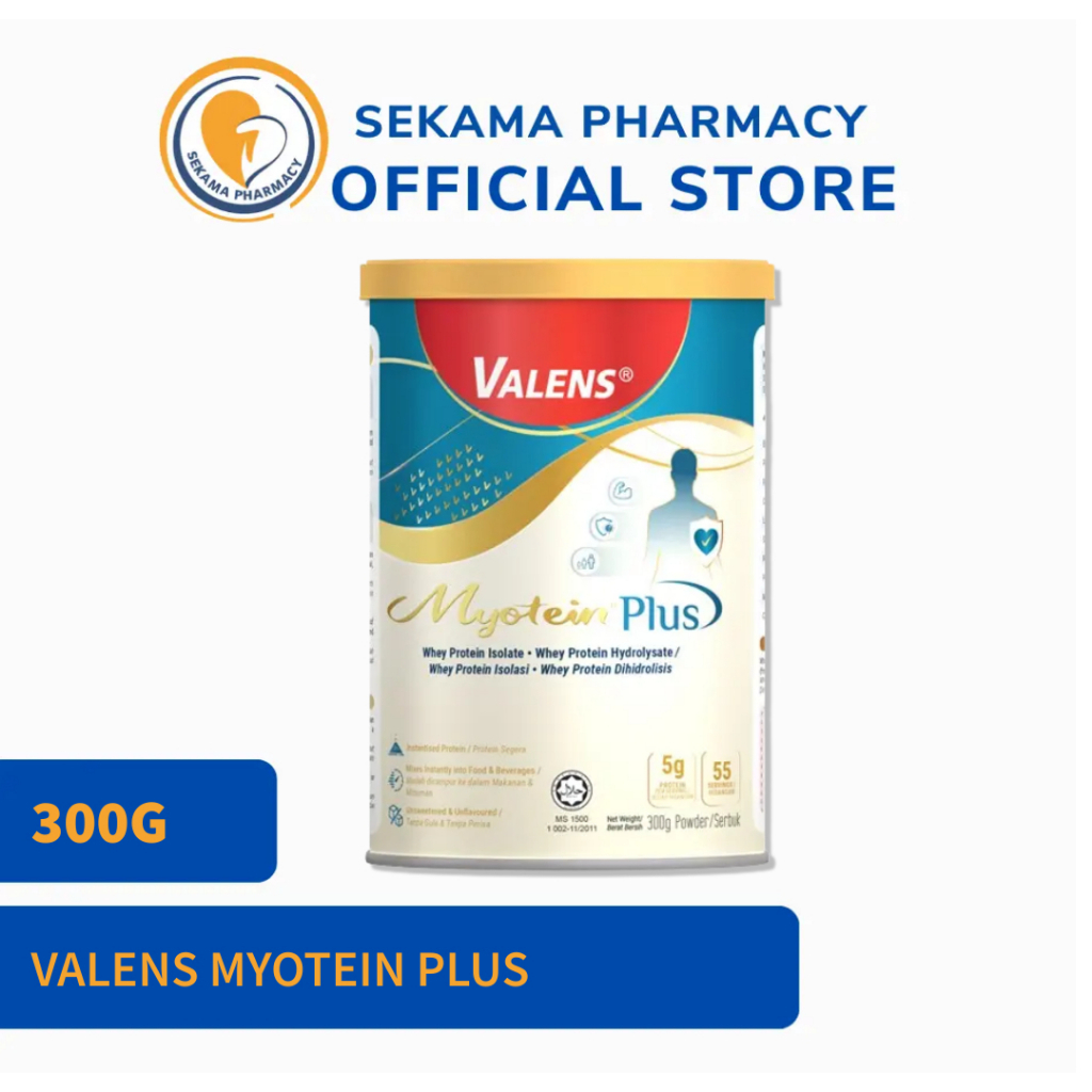 VALENS MYOTEIN PLUS (WHEY PROTEIN) 300G [EXP: 8/2025] | Shopee Malaysia