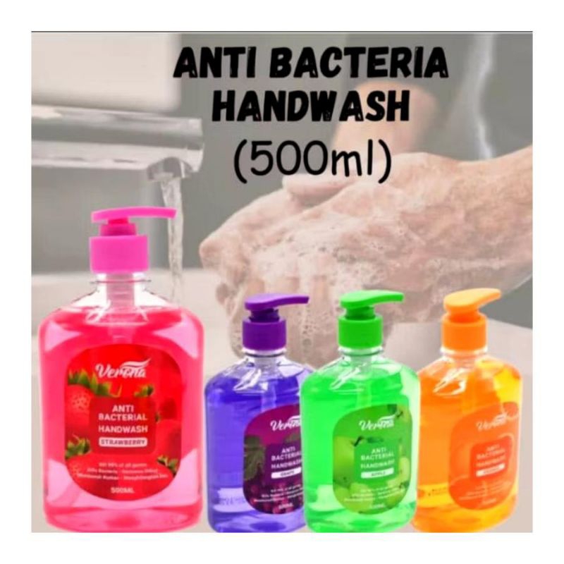VERONA ANTIBACTERIAL HANDWASH STRAWBERRY (500ml) | Shopee Malaysia