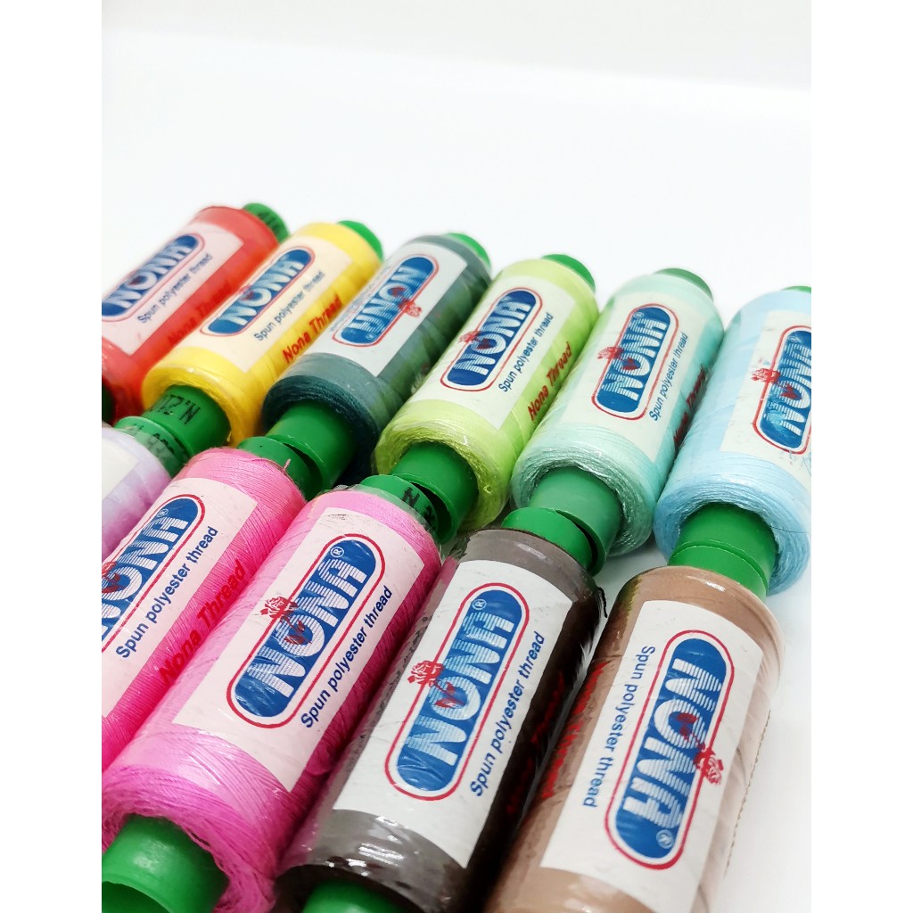 250 meter nona benang jahit Biasa Sewing Thread Colorfull | Shopee Malaysia