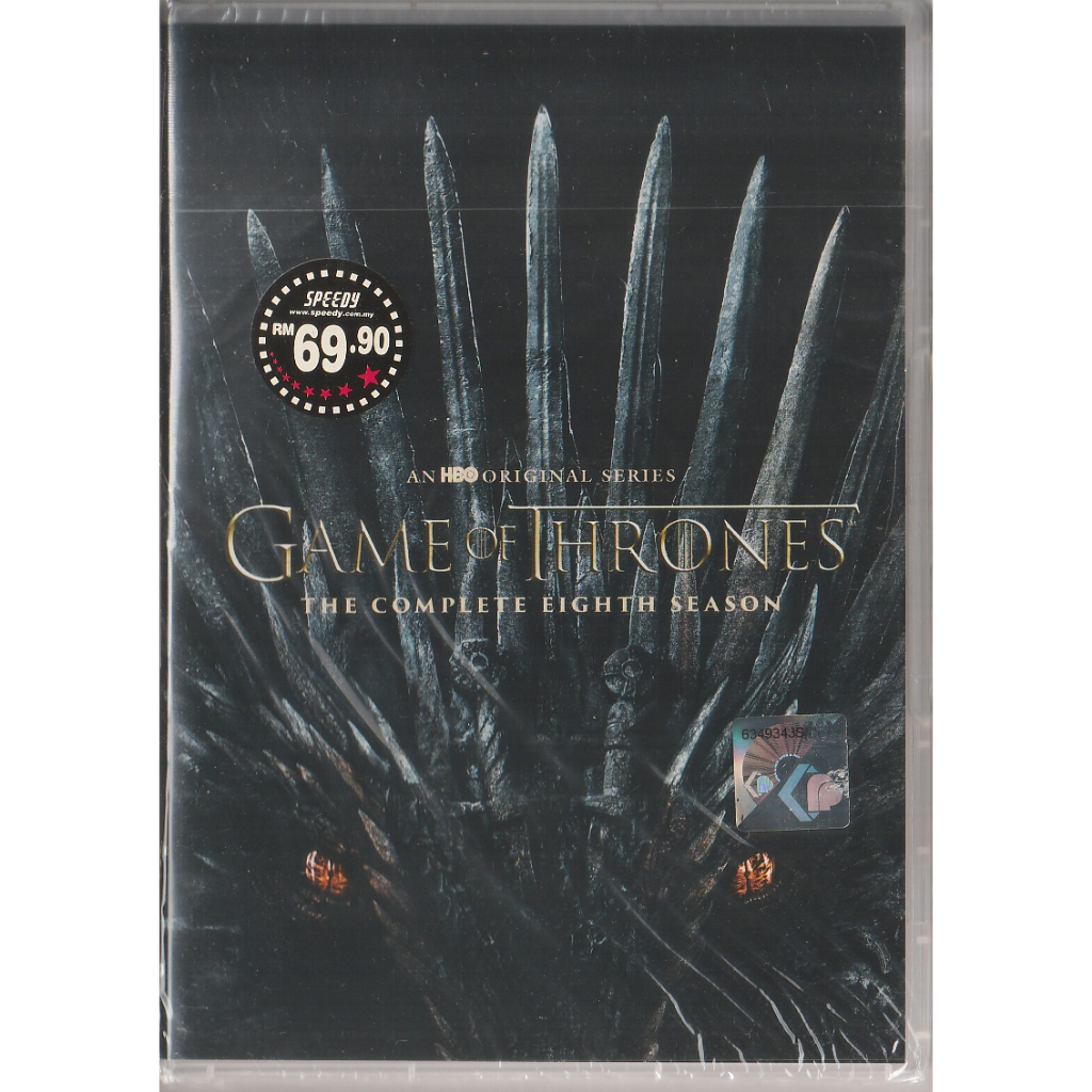 DVD GAME OF THRONES : THE COMPLETE EIGHTH SEASON ( ORIGINAL DVD ) | Shopee Malaysia