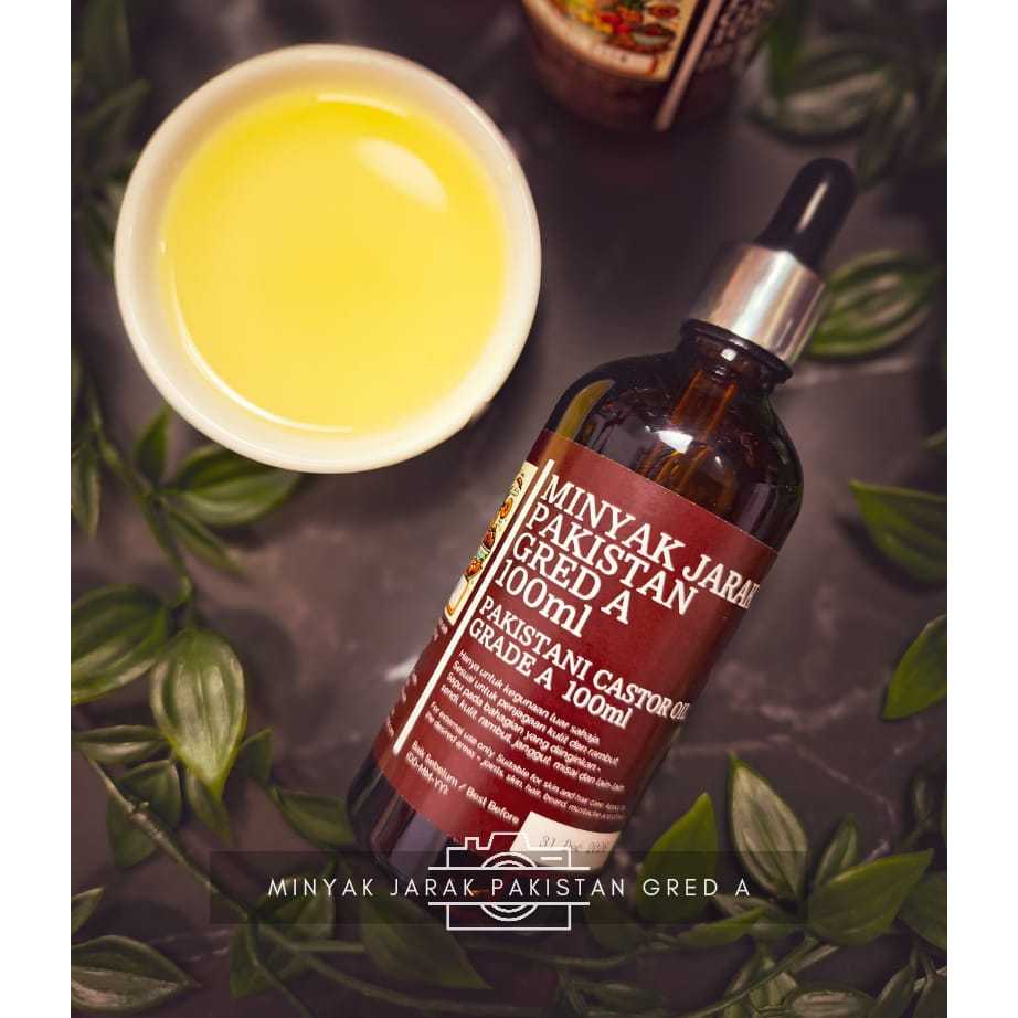 MINYAK JARAK PAKISTAN GRED A 100ML PAKISTANI CASTOR OIL GRADE A 100ML ...