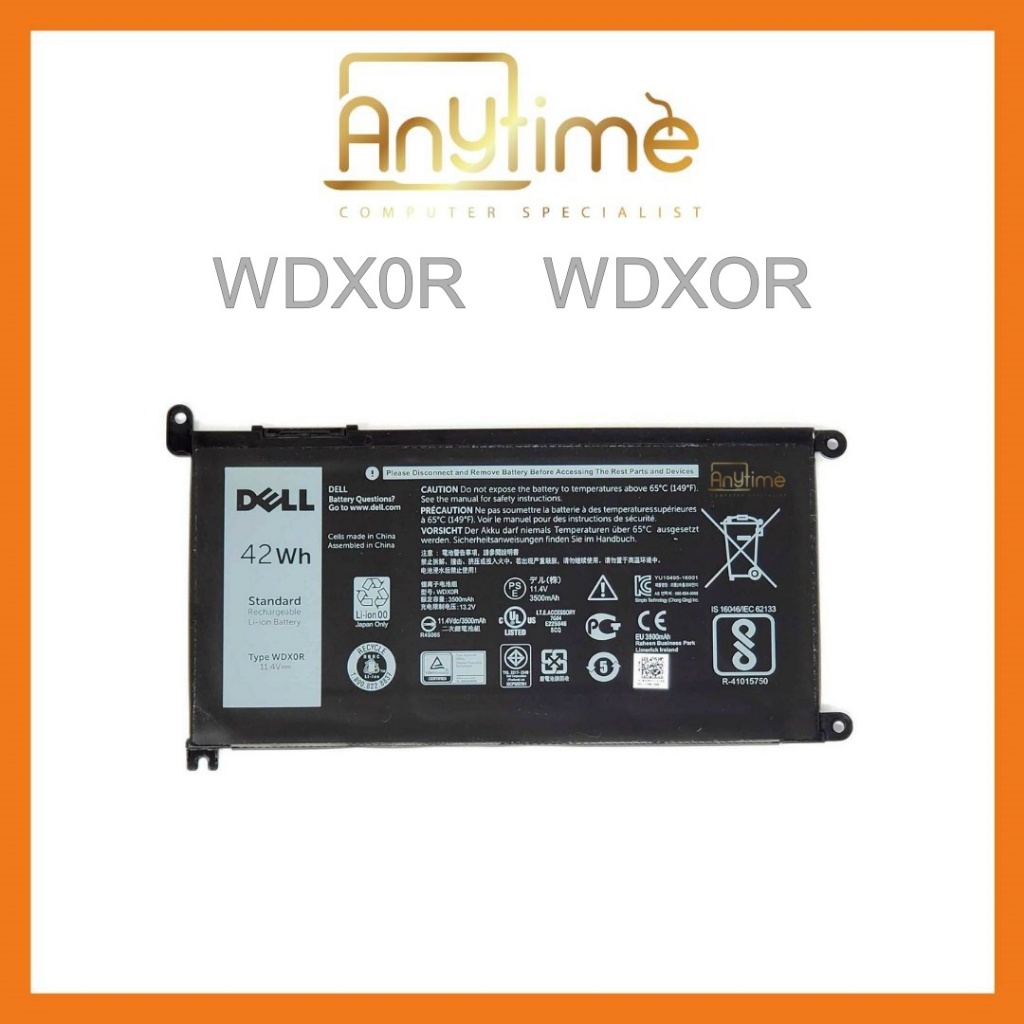 New Battery for Dell WDX0R WDXOR Laptop Battery 11.4V 42Wh 3500mAh ...