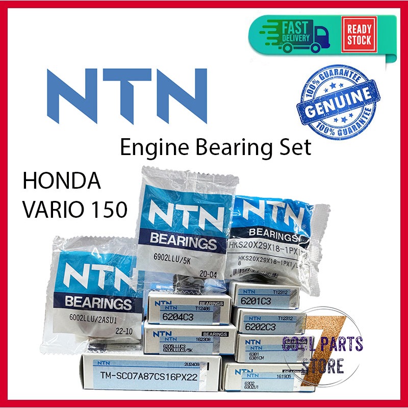 HONDA VARIO 150 NTN Engine Bearing Set NTN Japan / Taiwan VARIO150 ...