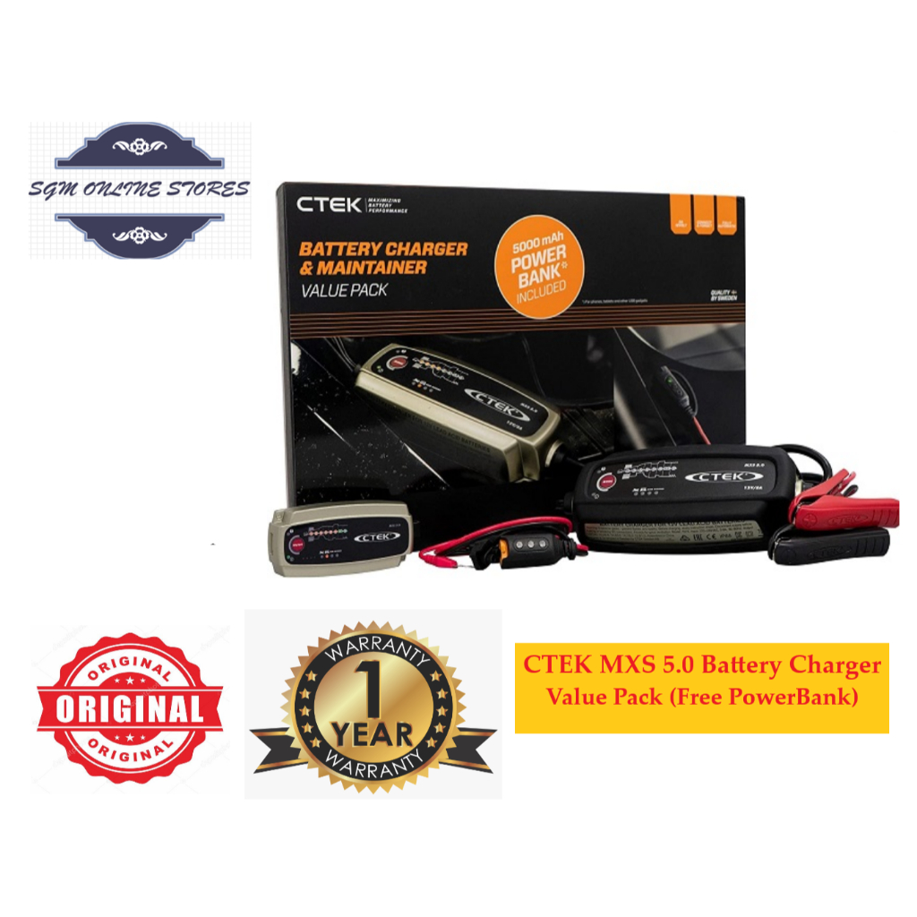 CTEK MXS 5.0 Battery Charger | Shopee Malaysia