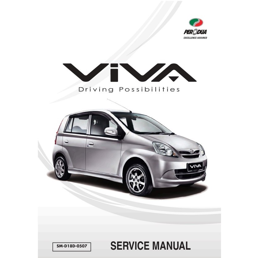 Perodua Viva EF-VE EJ-VE ED-VE 2007 - 2014 Original Copy Workshop Repair Service Manual | Shopee ...