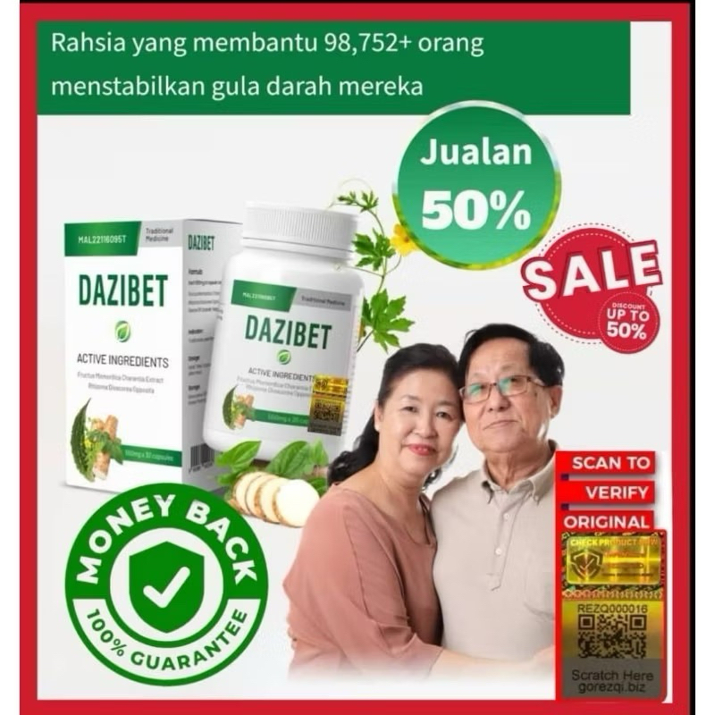 DAZIBET FOR DIABETES 2026 Sale💥buy 3 free 1🎁 | Shopee Malaysia