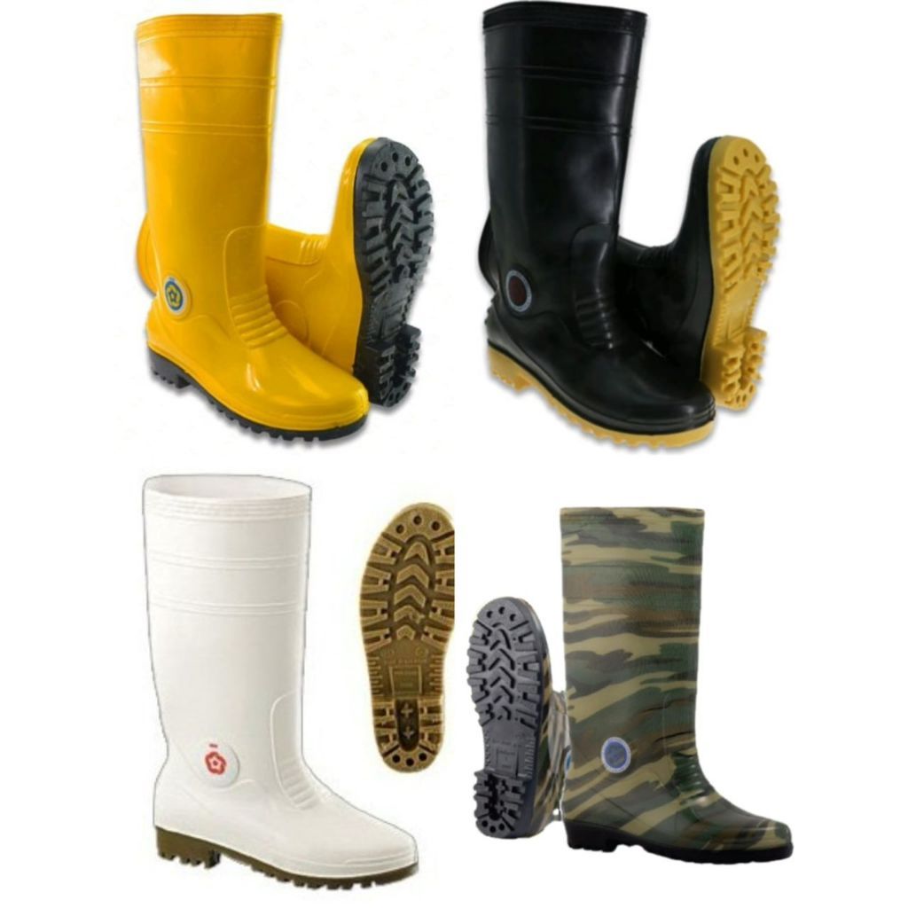 [SIZE 37-45] KORAKOH RUBBER BOOT Quality Rubber Rain Boots Kasut Air ...