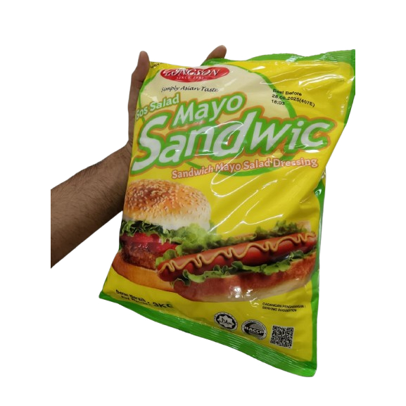LONGSON MAYO SANDWIC /SANDWICH MAYO SALAD DRESSING HALAL BUATAN ...