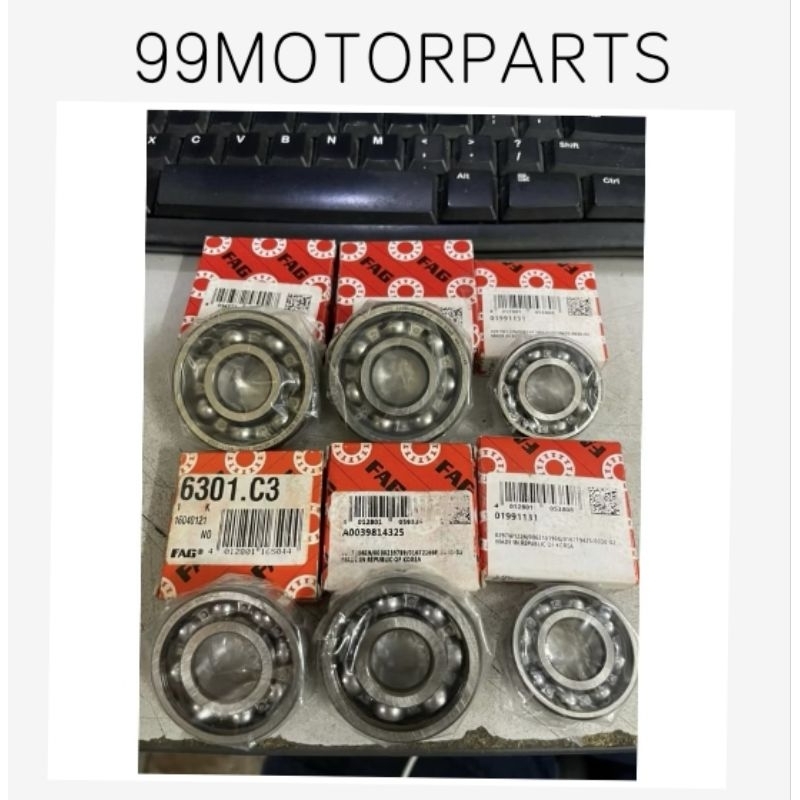 gear box full racing nouvoLC FAG C3 Bearing Set NOUVO-LC 135 yamaha ...