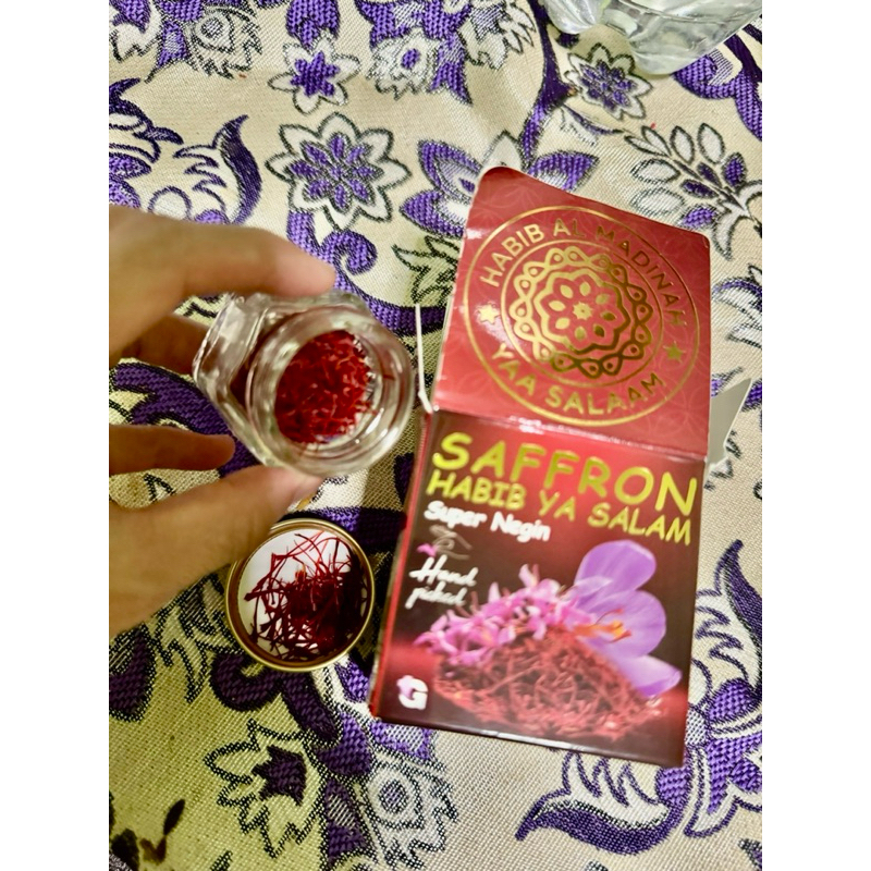 SAFFRON HABİB YA SALAM SUPER NAGIN ORIGINAL 1 gram | Shopee Malaysia