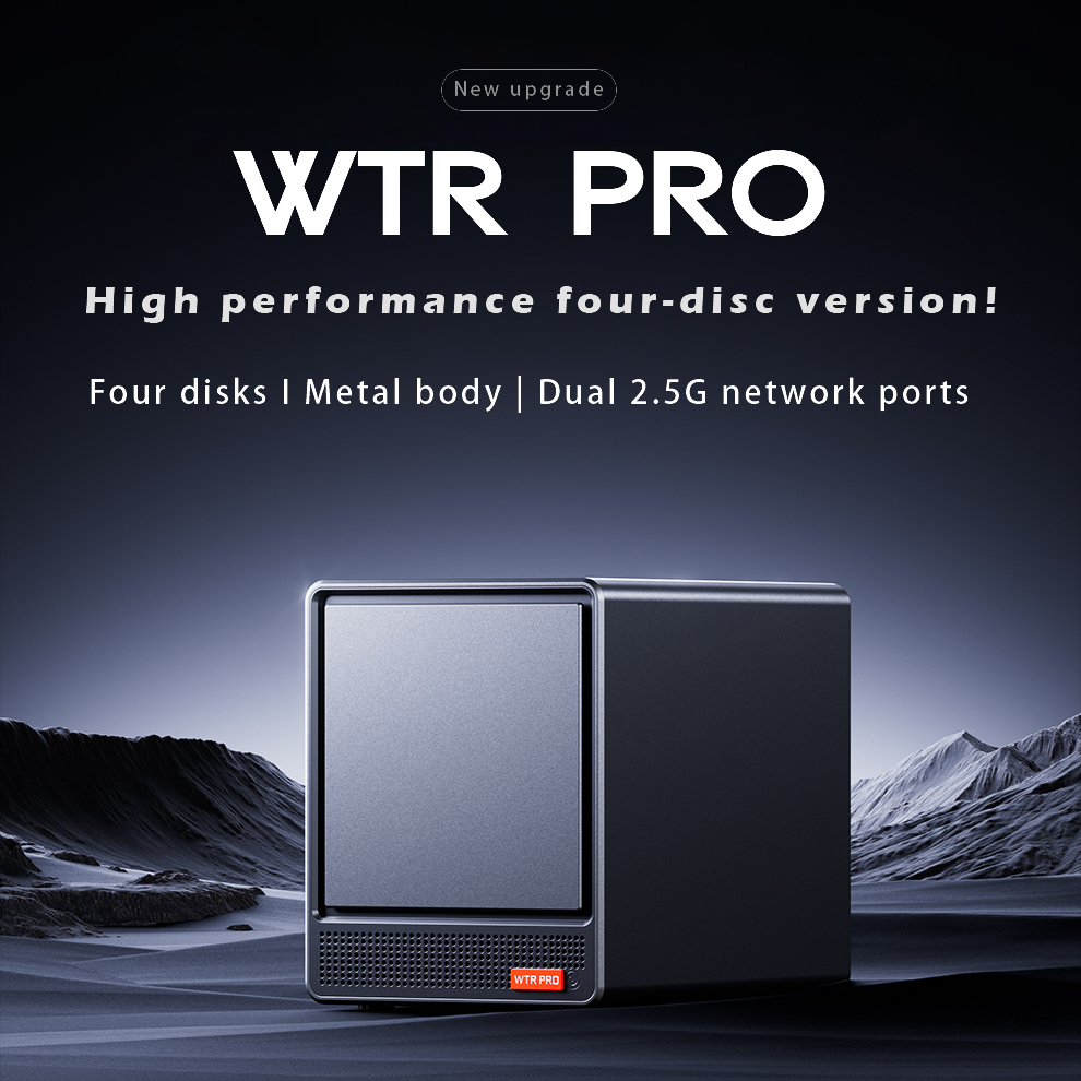 MINI PC AOOSTAR WTR PRO AMD R7 5825U/Intel N150 4*1SATA 1*M.2 Windows ...