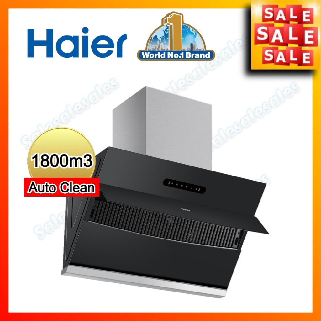 HAIER 1800m3 HH-S901GS Designer Cooker Hood with Motion Control ...