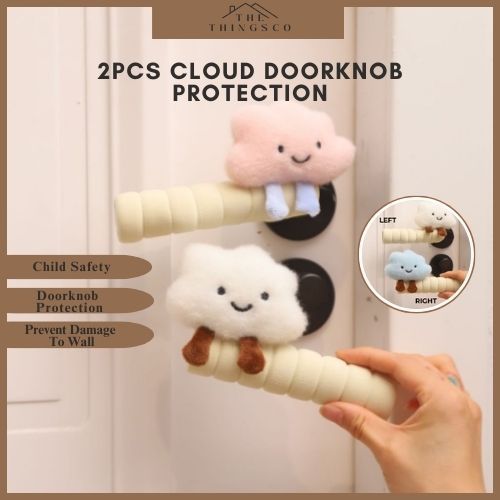 Cloud Shape Door Handle Protection Door Knob Glove Anti-Collision ...