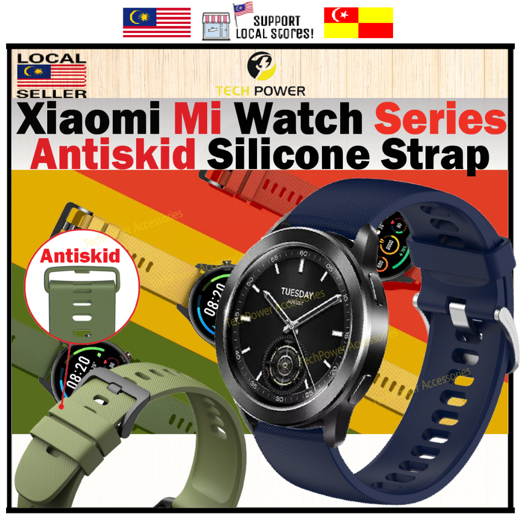 Xiaomi Watch Strap Watch S4/ Color /S3 /Watch 2 /Pro /Color Sports /S1 /Active,Antiskid Silicone ...