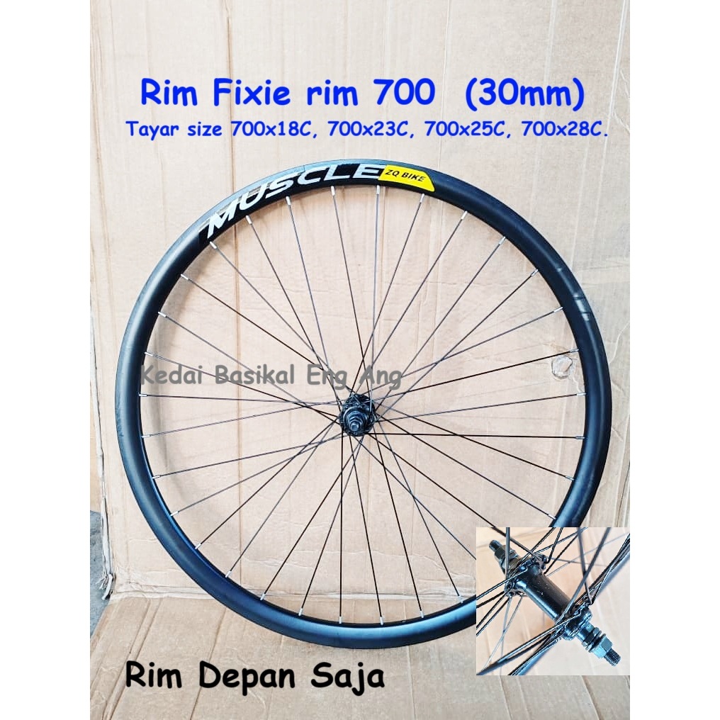 Ready Stok Rim Fixie rim 700 30mm sesuai untuk basikal fixie size ...