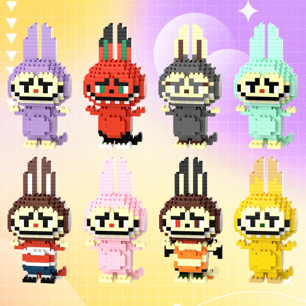 Zimo 16 Desgin cartoon Bricks nano Block Cute toys For Gift | Shopee ...