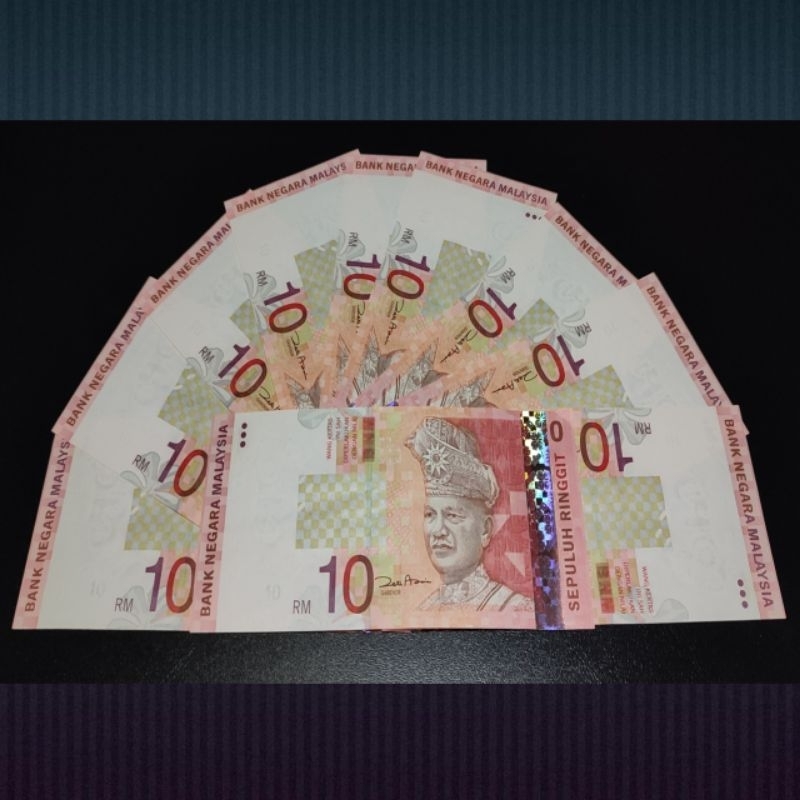 JL Antiques Malaysia Banknote RM10 Siri 11 Zeti Aziz With Security ...