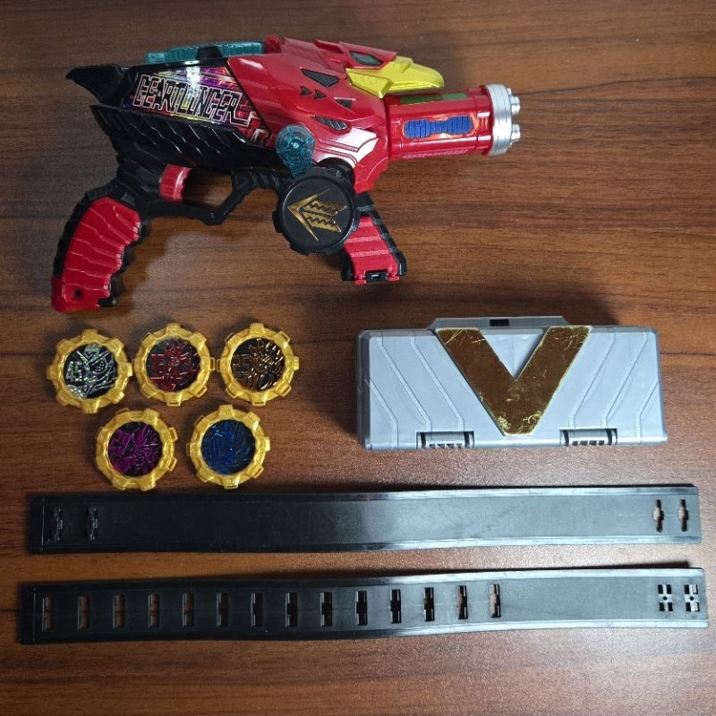 SET DX Geartlinger Geart Linger Changer + 5x Sentai Gear + Zenkai ...
