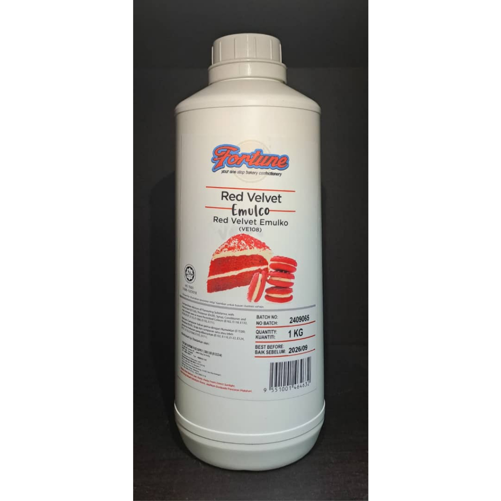 Fortune Red Velvet Emulco 1kg | Shopee Malaysia