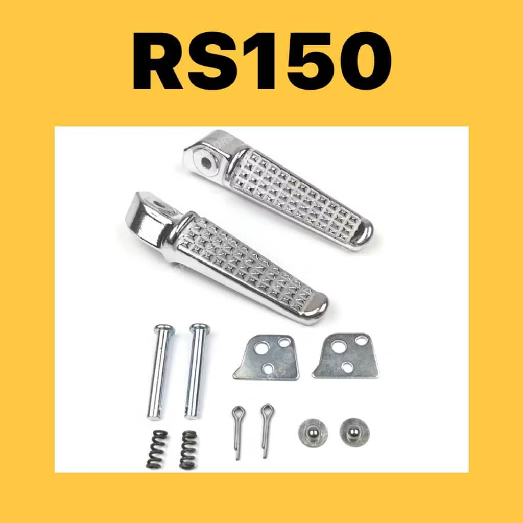 HONDA RS150 RS-X REAR FOOTREST CHROME REAR FOOTREST RS150/RSX | Shopee ...