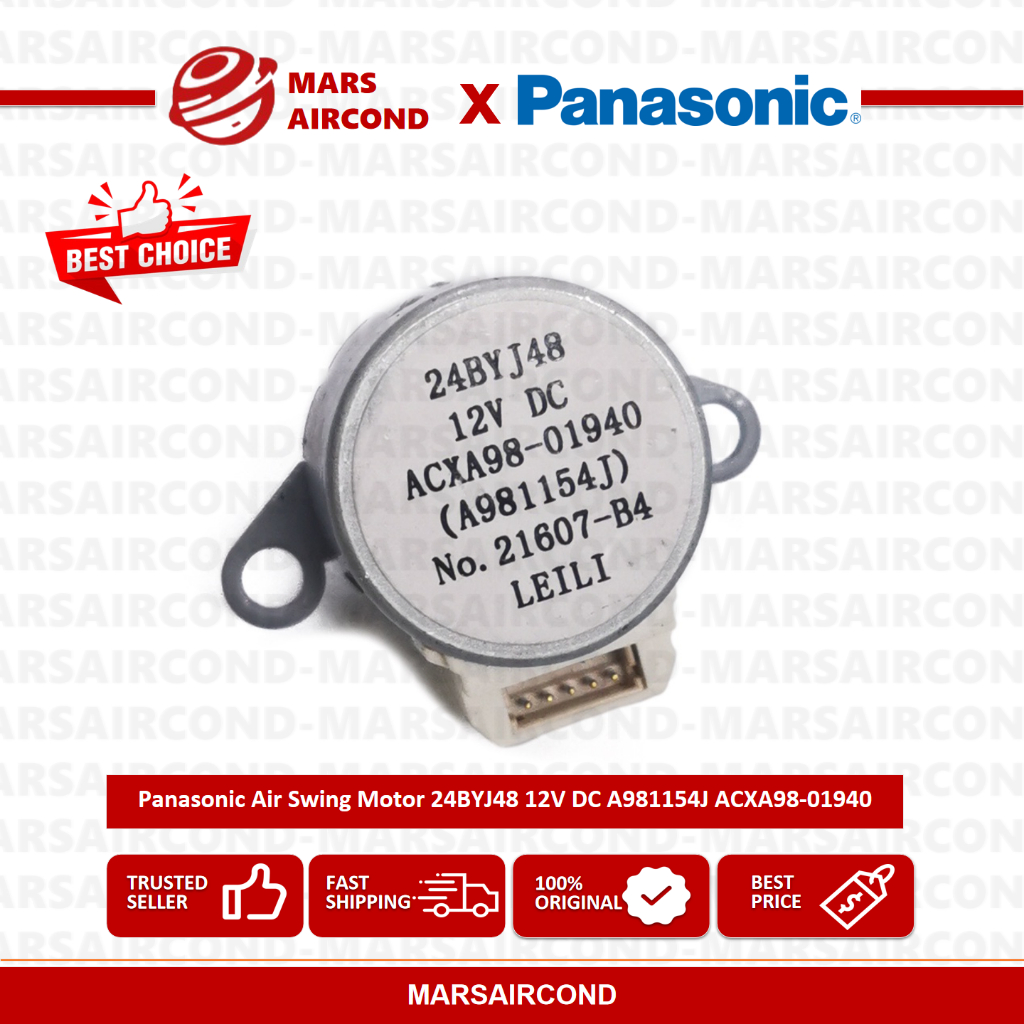 Panasonic Air Swing Motor 24BYJ48 12V DC A981154J ACXA98-01940 | Shopee ...