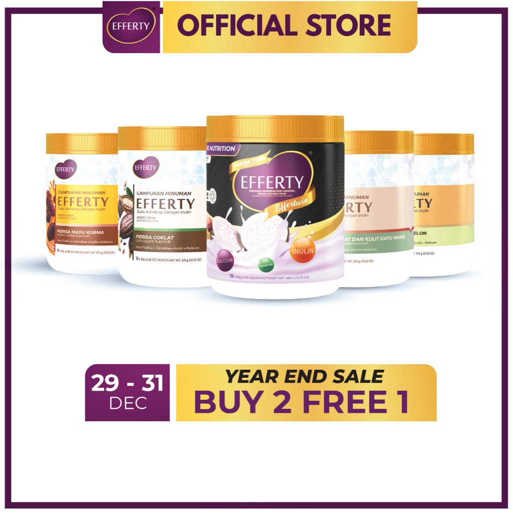 Efferty Milk Powder - Buy 2 Free 1 (Year End Sale) | Shopee Malaysia