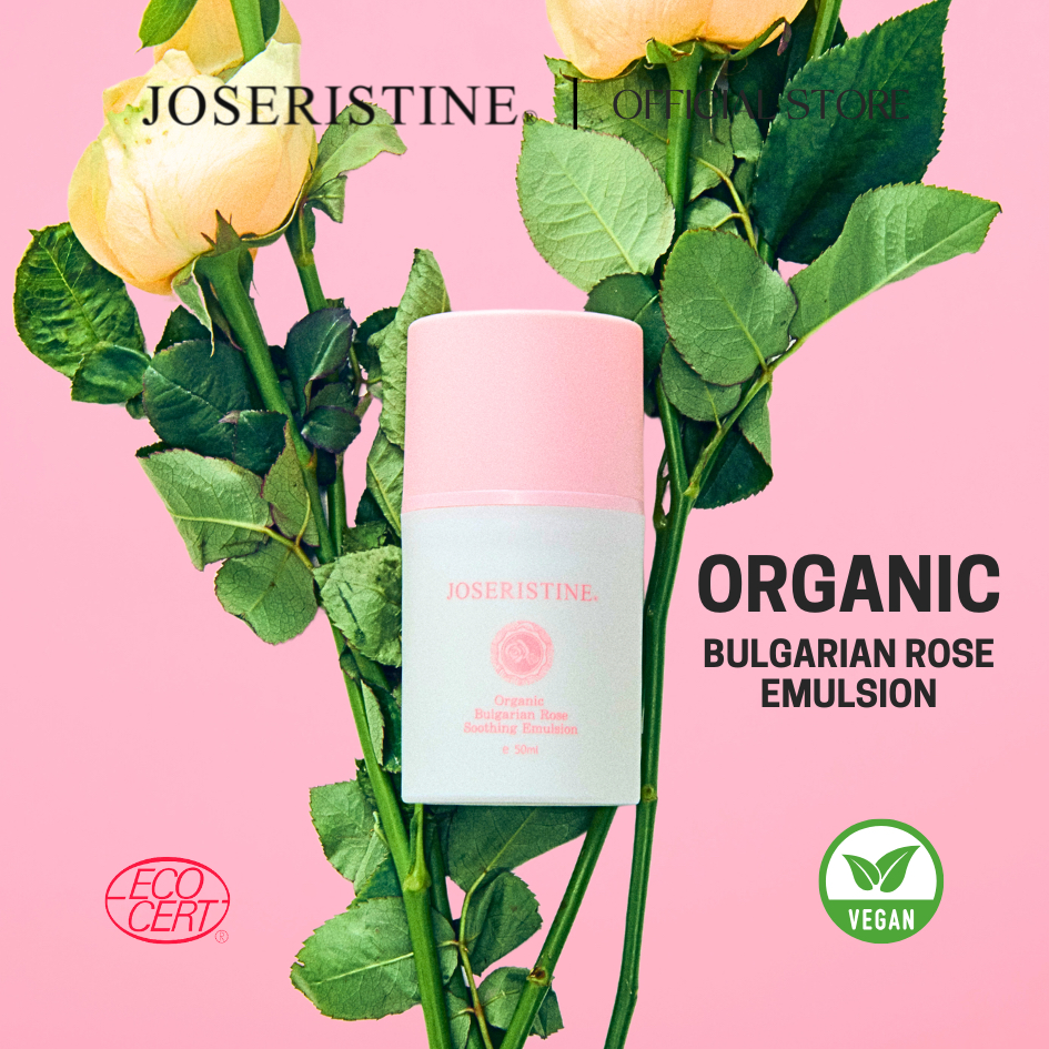 Joseristine Organic Bulgarian Rose Emulsion 50ml/ Vegan/ Organic ...
