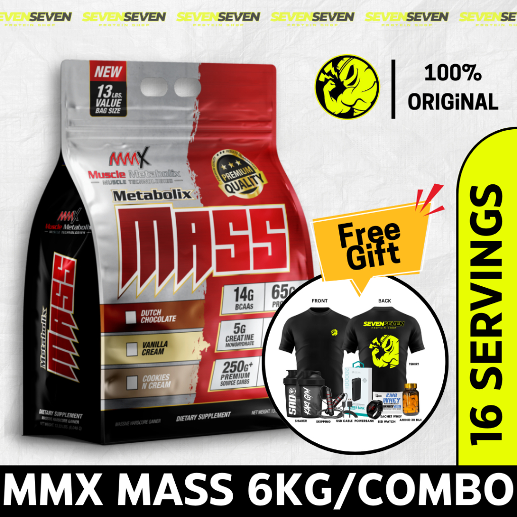 MMX Muscle Metabolix Mass Gainer 6kg Protein / Combo Promuscle | Shopee ...