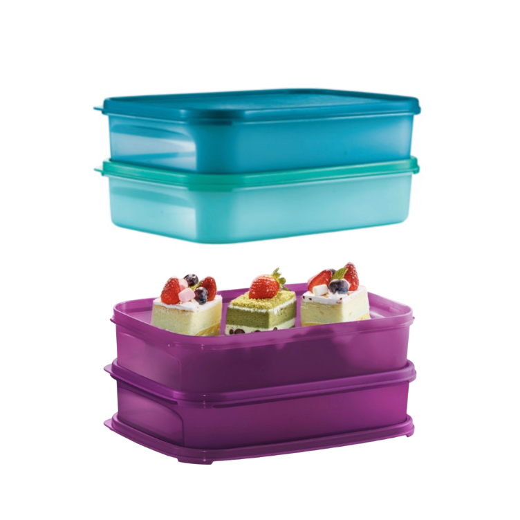 [READY STOCK] ‼️SALE‼️ Tupperware Modular Mates Rectangular I (2pcs) 2L ...