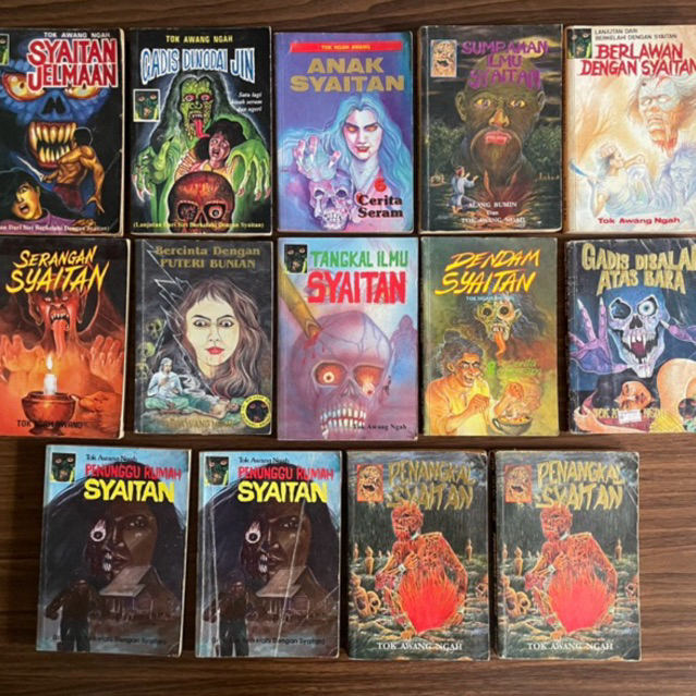 Buku Novel Seram Mistik, cerita hantu puaka syaitan Karya Tok Awang ...