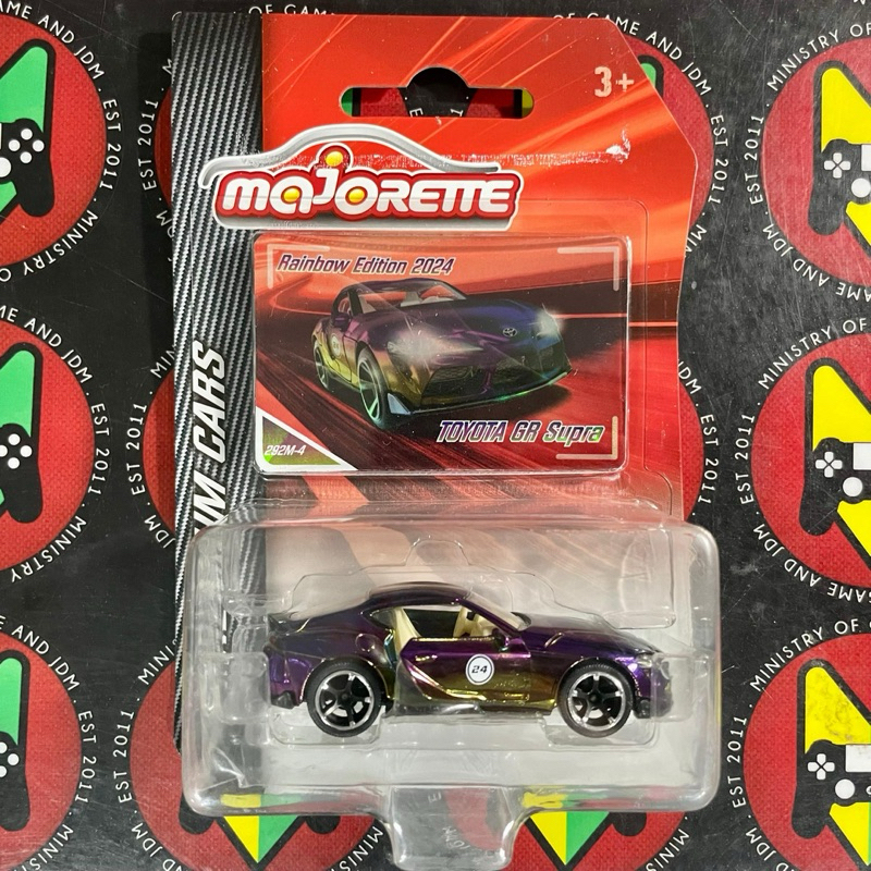 Majorette Toyota GR Supra Rainbow Edition 2024 | Shopee Malaysia
