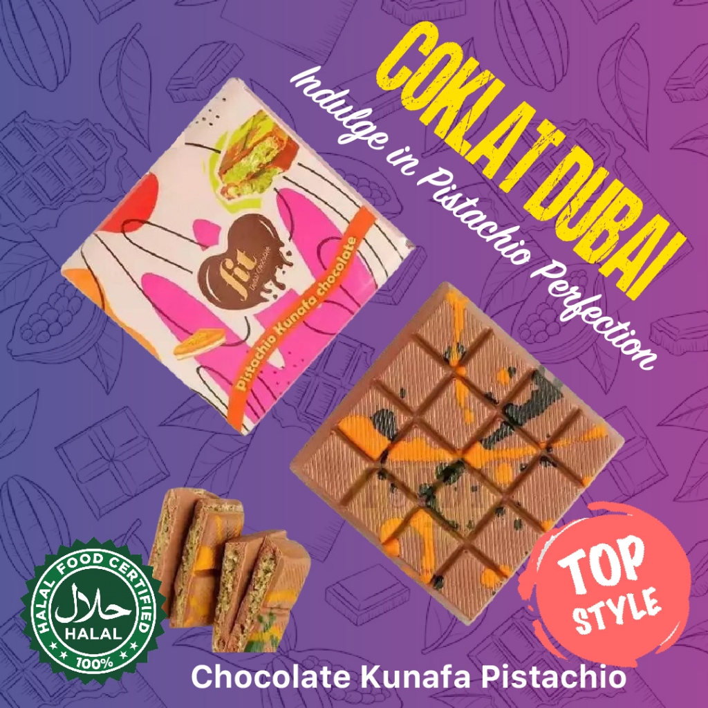 Coklat Kunafa Dubai 80g Asli Diimport dari UAE | Shopee Malaysia