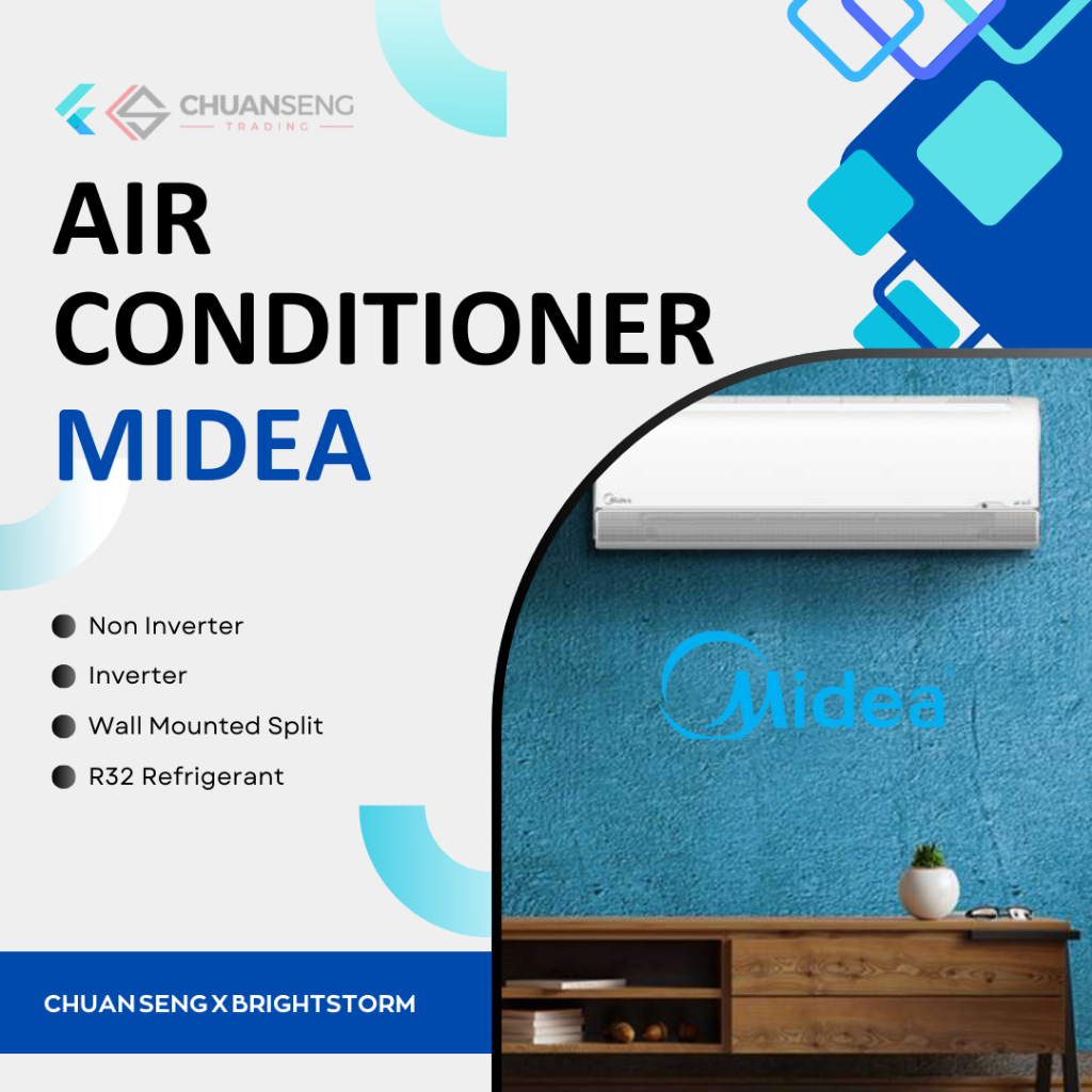 Midea MSCE R32 Air-Conditioner Standard Inverter (CELEST) (1.0HP/1.5HP/2.0HP/2.5HP) | Shopee ...