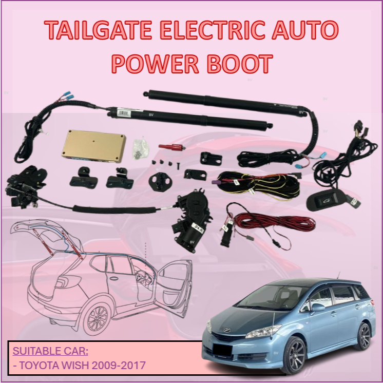 💫MALAYSIA READY STOCK💫TOYOTA WISH 2009-2017 PLUG & PLAY ELECTRIC AUTO ...