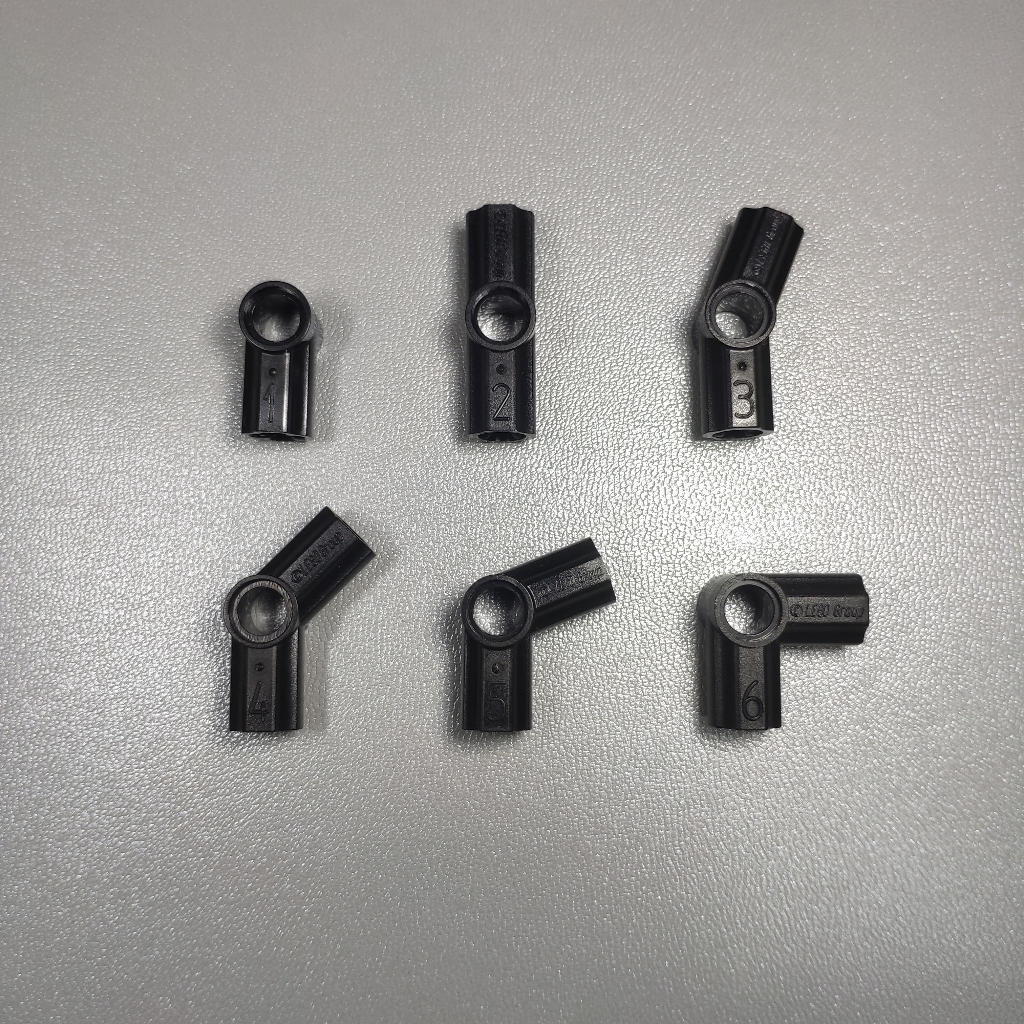 Lego Technic Parts - Black Axle Pin Connector Angled All Type Degrees ...