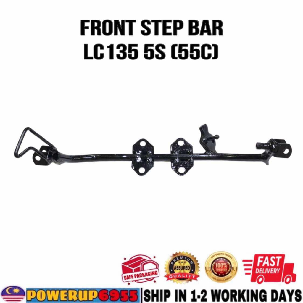HEAVY DUTY FRONT FOOT STEP BAR FOOTREST PIJAK BESI LC135 5S V1-V4 55C ...