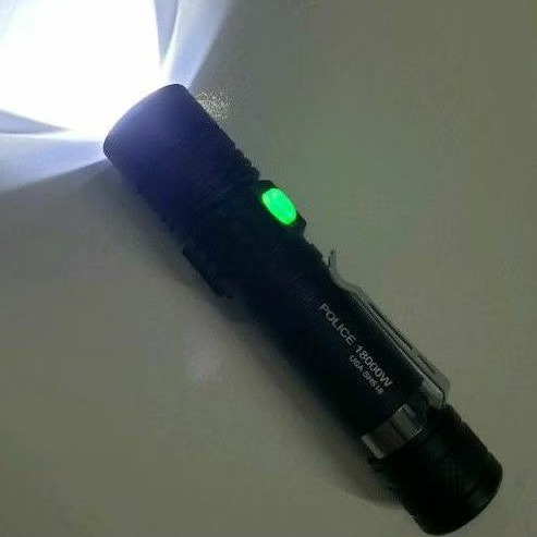 torchlight Police 18000W USA SH 518 Super Brightness USB Rechargeable ...