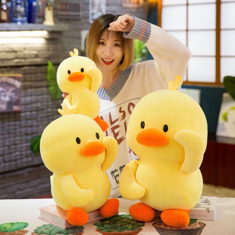 Little Duck Plush Adorable Yellow Duck Toys Duck Doll Big Yellow Duck ...